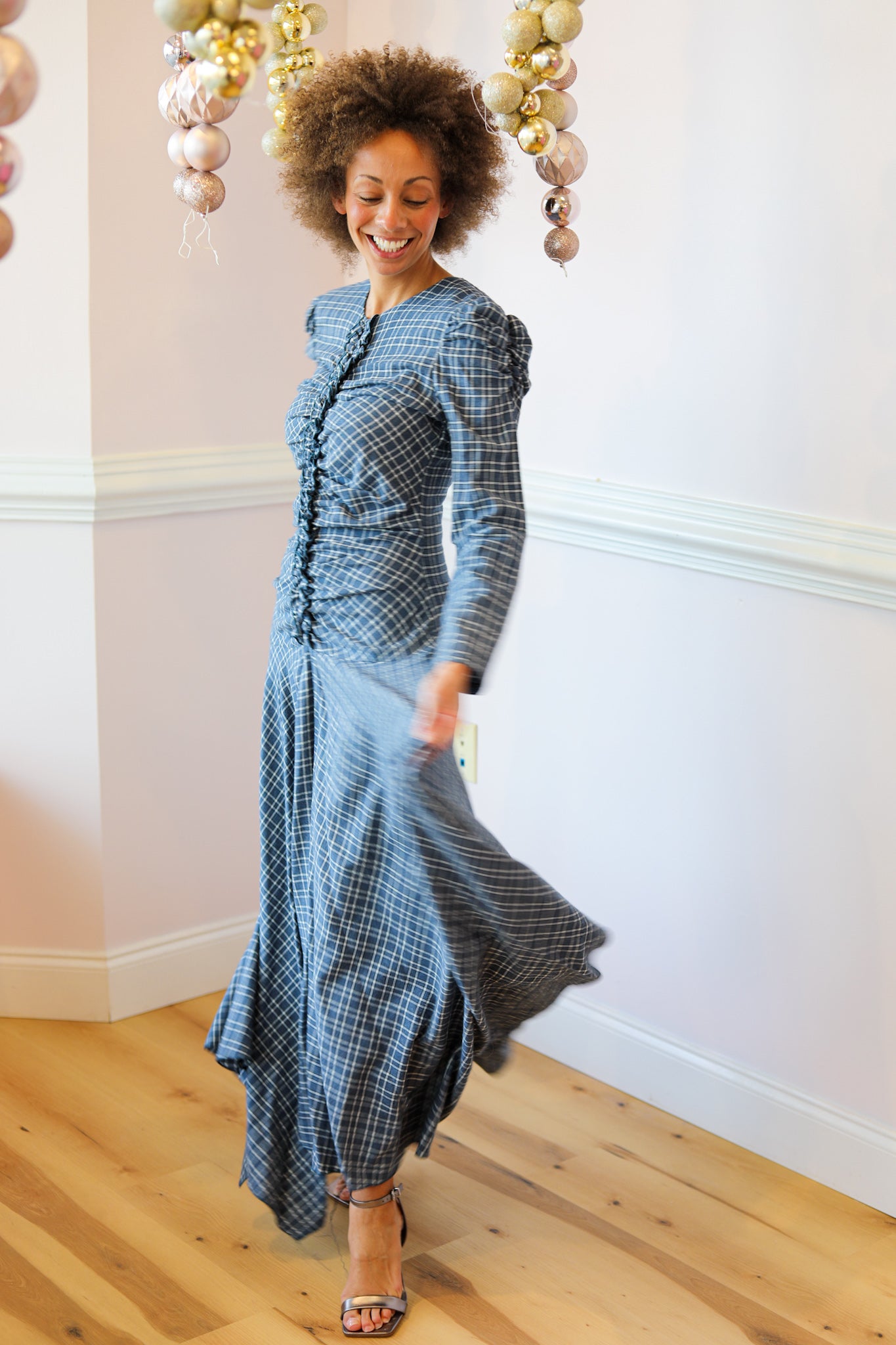 Mimi Plaid Dress – ARINAE