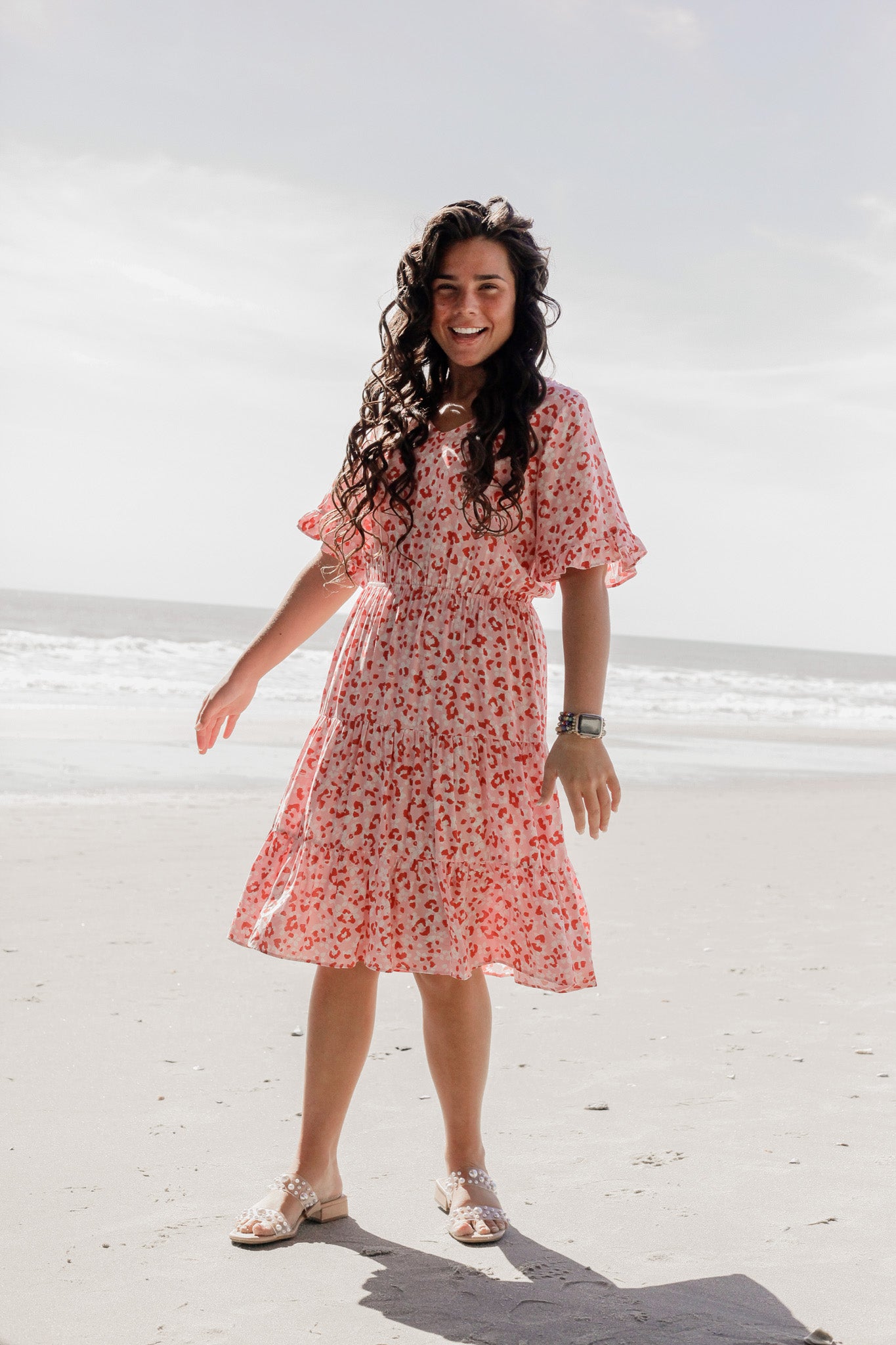 Sweetheart Pink Leopard Dress – ARINAE